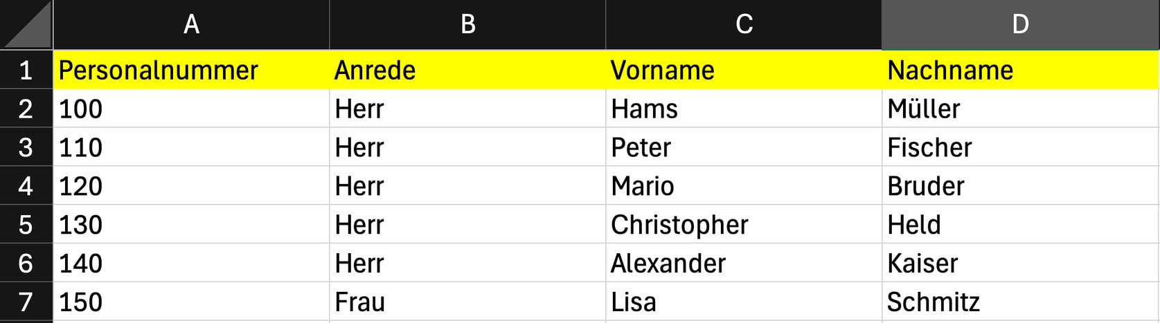Export Arbeitnehmerdaten aus DATEV